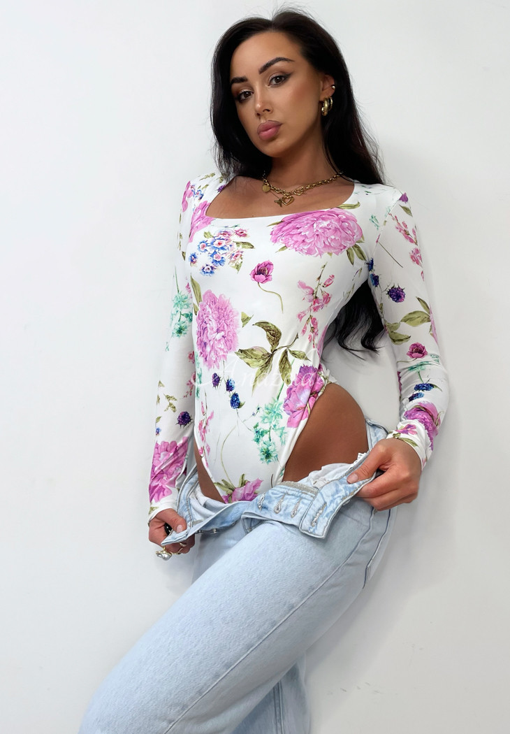 Květinové body La Milla Diva Delights ecru - Internetový obchod Andzela